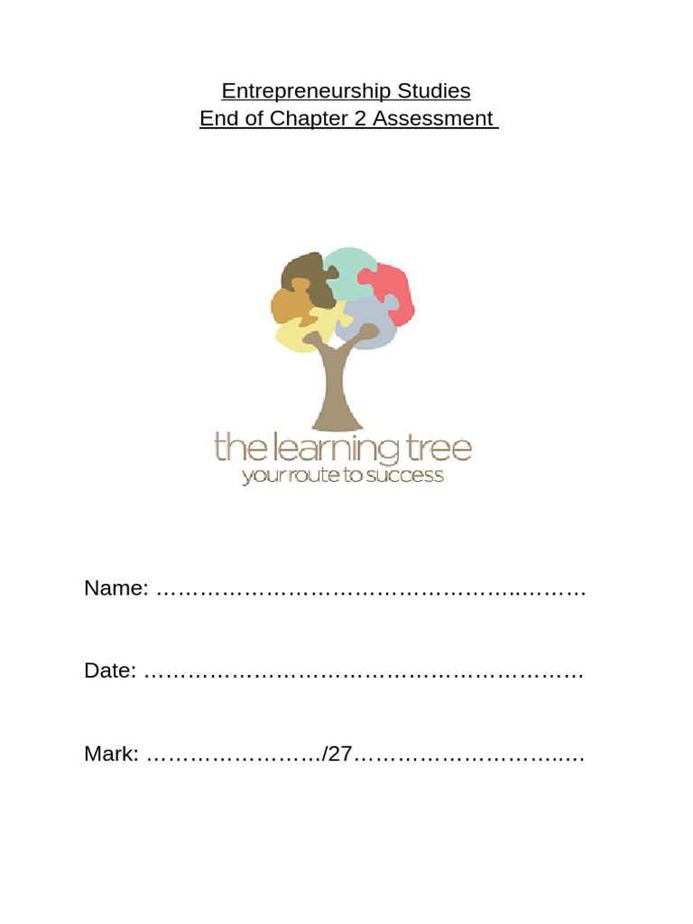 End of Chapter 2 Assessment | PDF