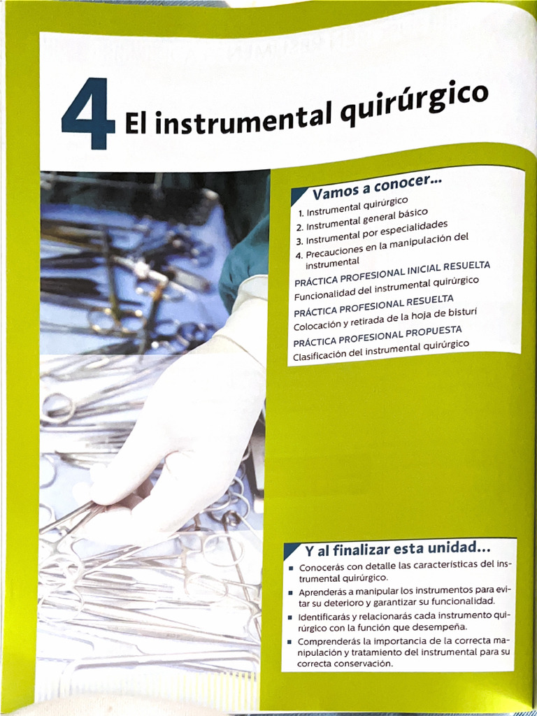 El Instrumental Quirúrgico | PDF
