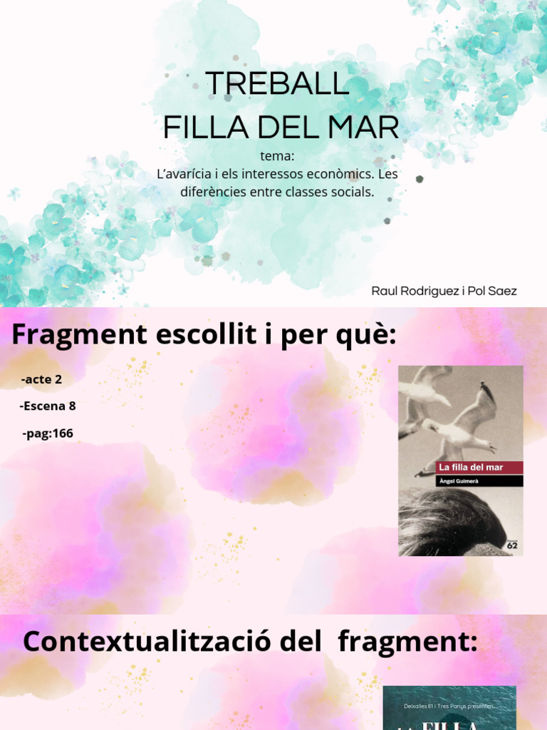 Treball Filla Del Mar | PDF
