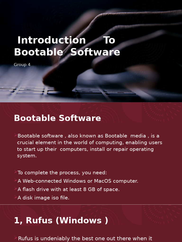 Top Bootable Software for OS Installation | PDF | Booting | Usb Flash Drive