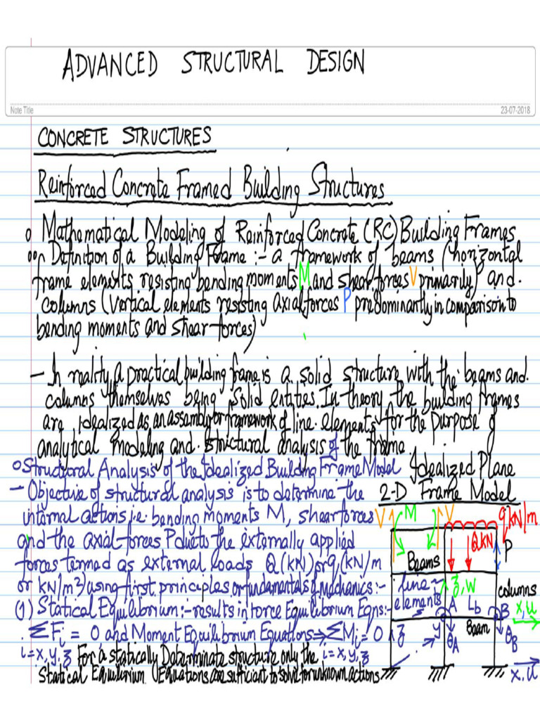 CVL441 Lecture Notes Lectures 1-6 | PDF