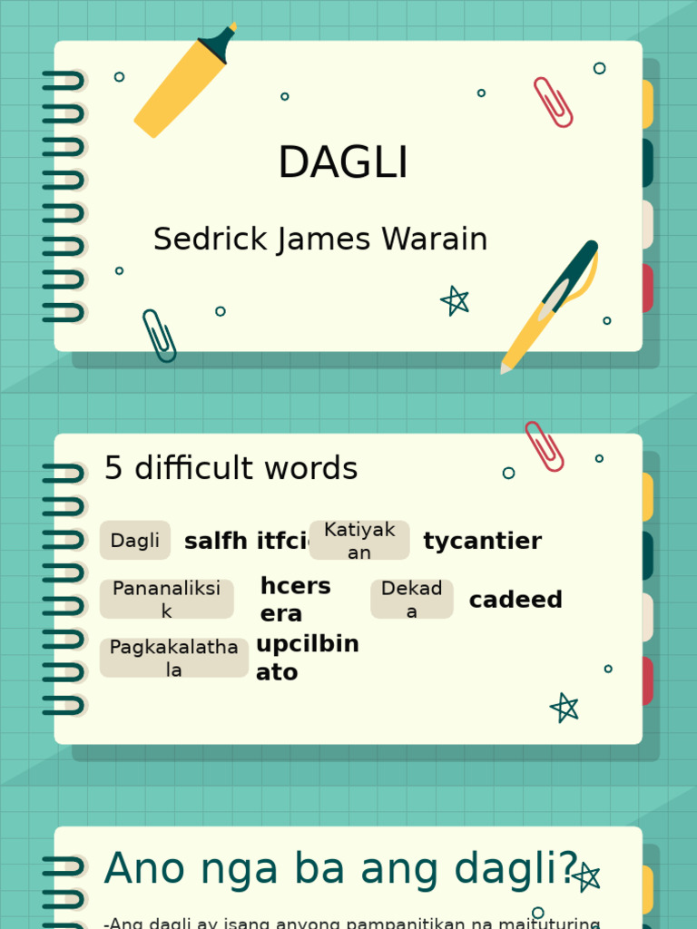 Dagli | PDF