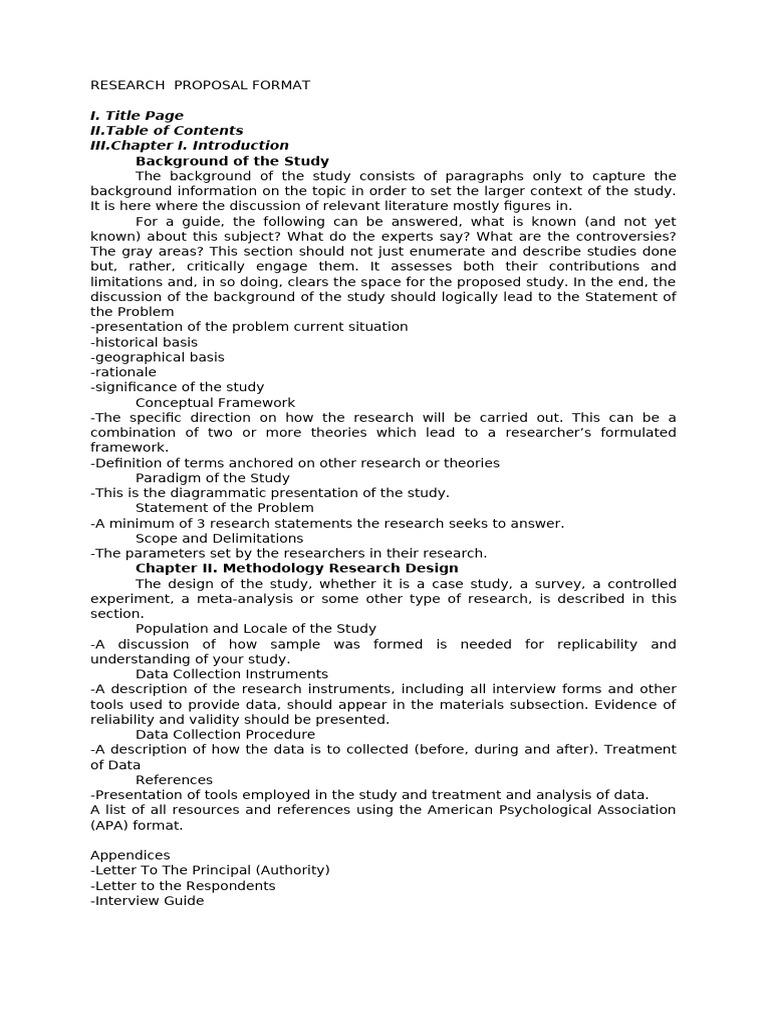 Research Proposal Guide | PDF | Methodology | Psychology