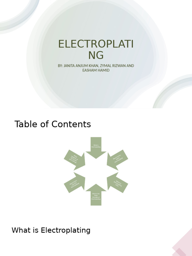 Electroplating | PDF | Anode | Redox