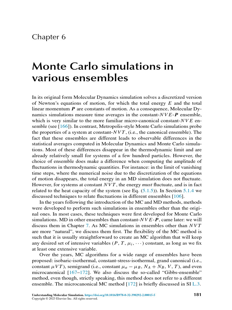 Chapter 6 - Monte Carlo Simulations in Vario - 2023 - Understanding ...