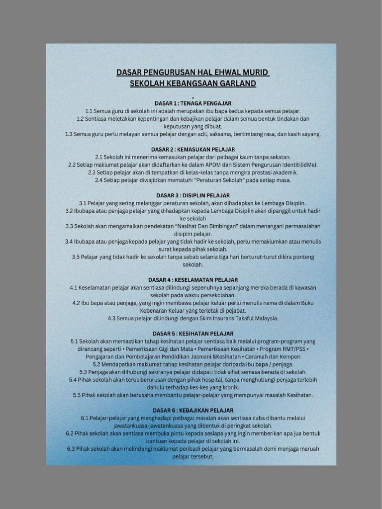 Dasar Hem Skgar | PDF