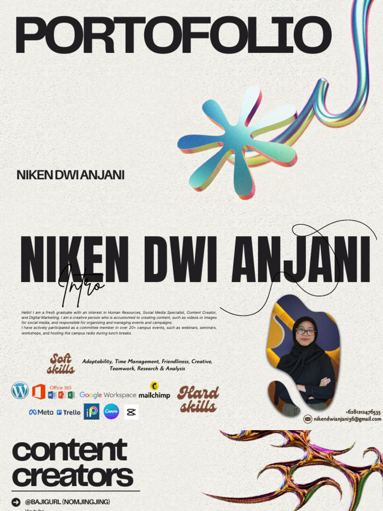 Portofolio - Niken Dwi Anjani | PDF