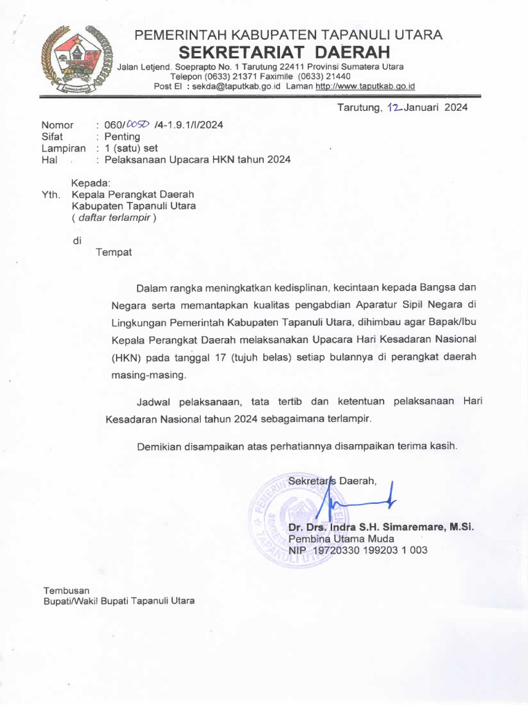 Upacara HKN 2024 | PDF
