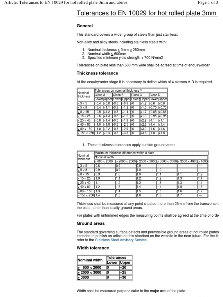 En 10029 | PDF | Structural Steel | Engineering Tolerance