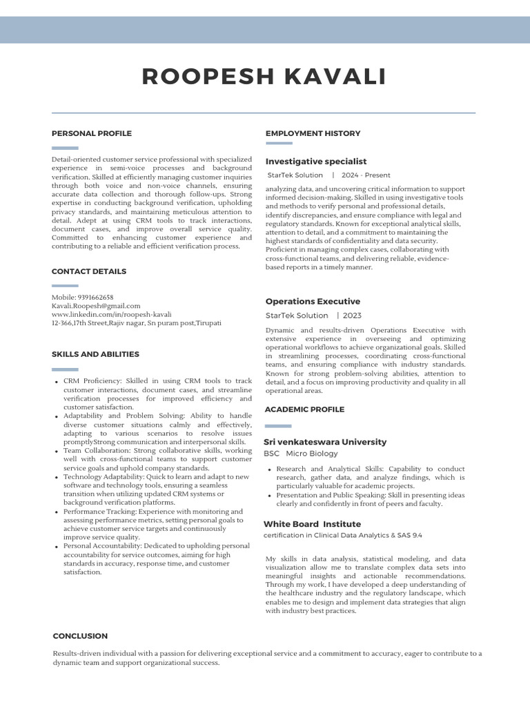 Roopesh Resume | PDF | Customer Relationship Management | Sas (Software)
