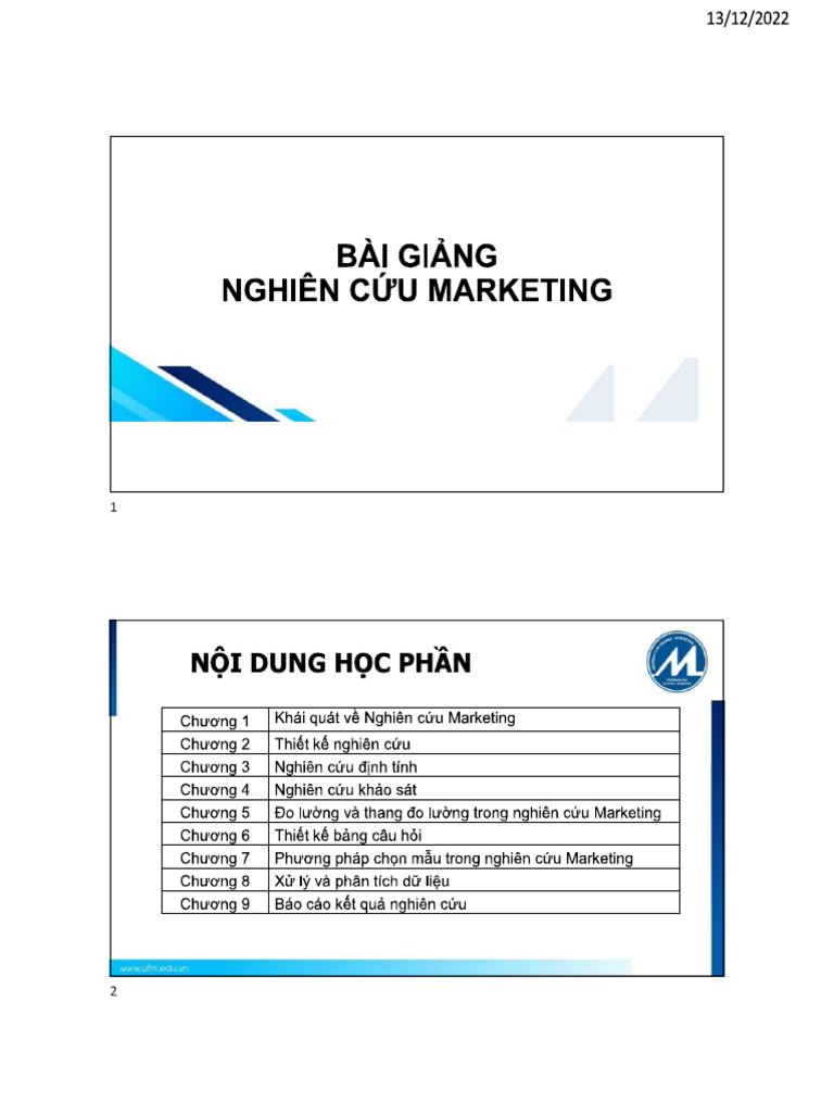 Slide Chuong 1a | PDF
