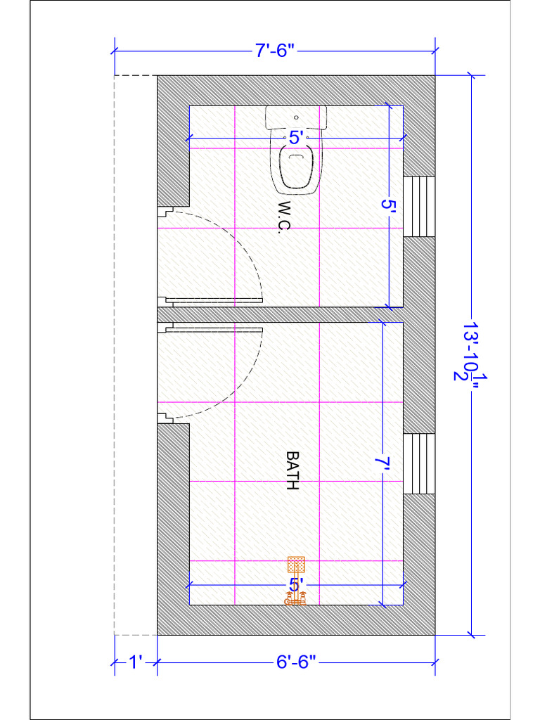 Bath & WC Plan | PDF