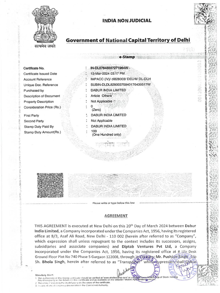 Dabur India Limited_2024 | PDF