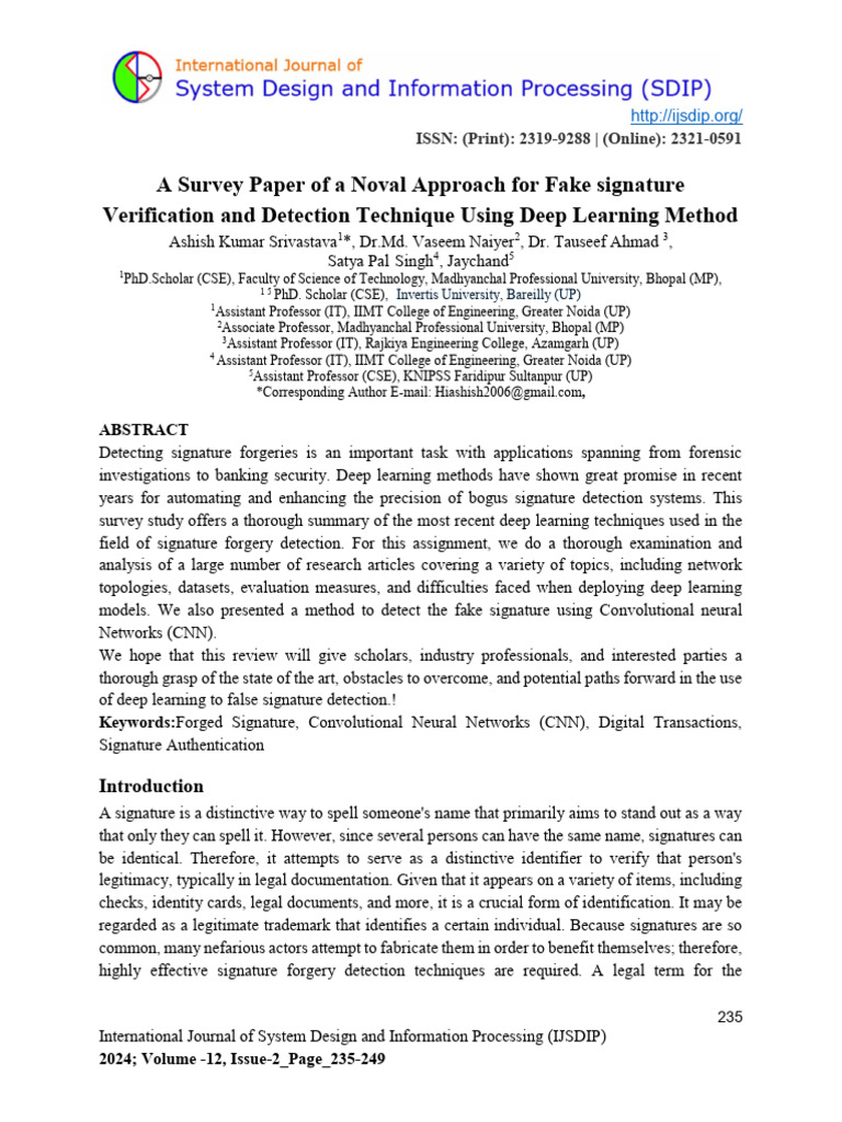 2024 Volume - 12, Issue-2 Page 235-249 | PDF | Authentication ...