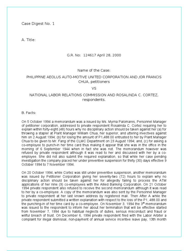 Case Digest | PDF | Damages | Complaint