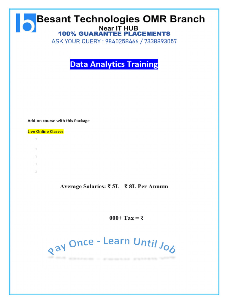 2. Data Analytics Master Program- 100- Placement Program | PDF | Python ...