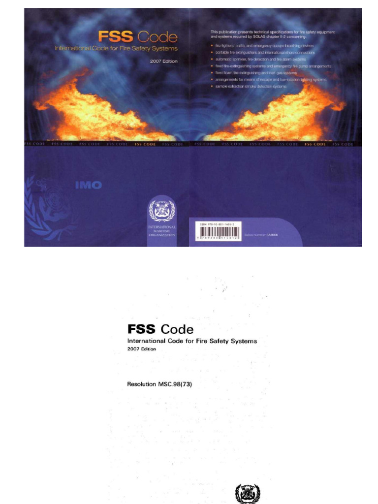 Fss Code Ed 2007 | PDF