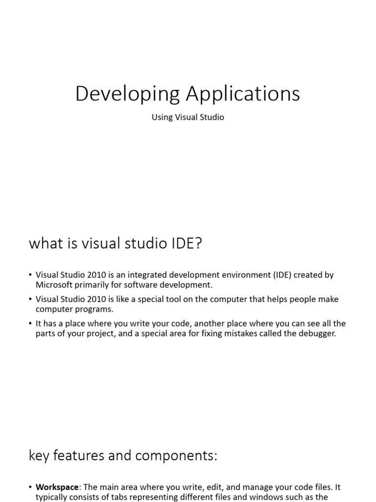 Developing Applications .8T-1 | PDF | Boolean Data Type | Integrated Development Environment