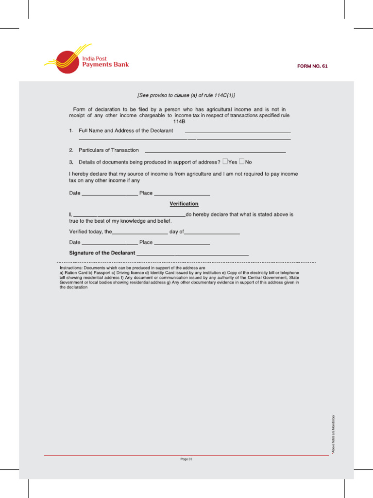 Form 61 | PDF
