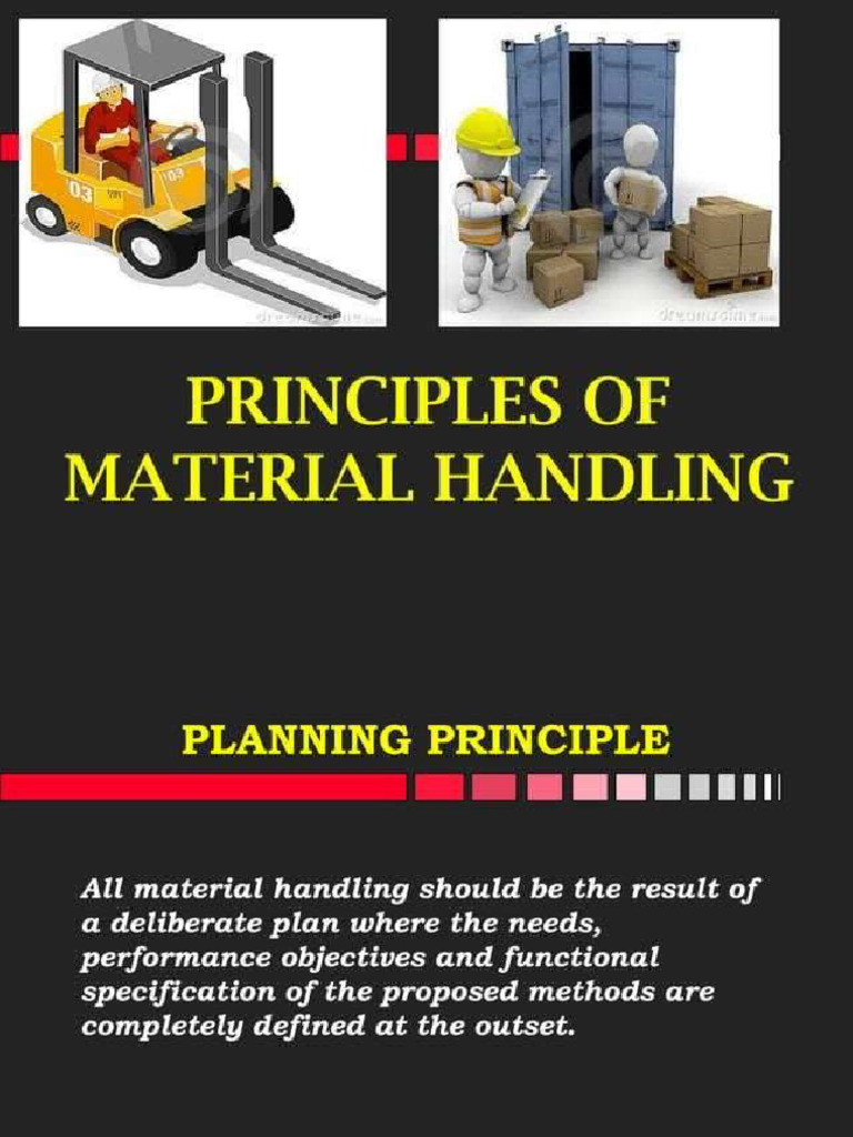 3. Principles of Material Handling | PDF