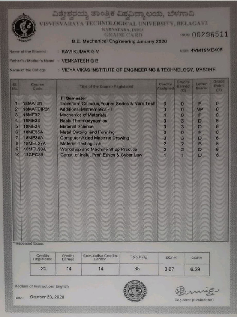 Mechanical Engineering Grade Card | PDF | Mechanical Engineering ...