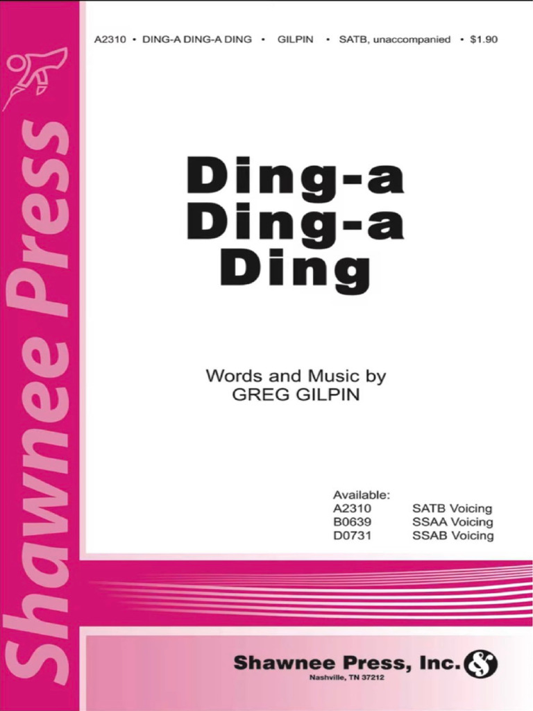 Ding-A Ding-A Ding | PDF