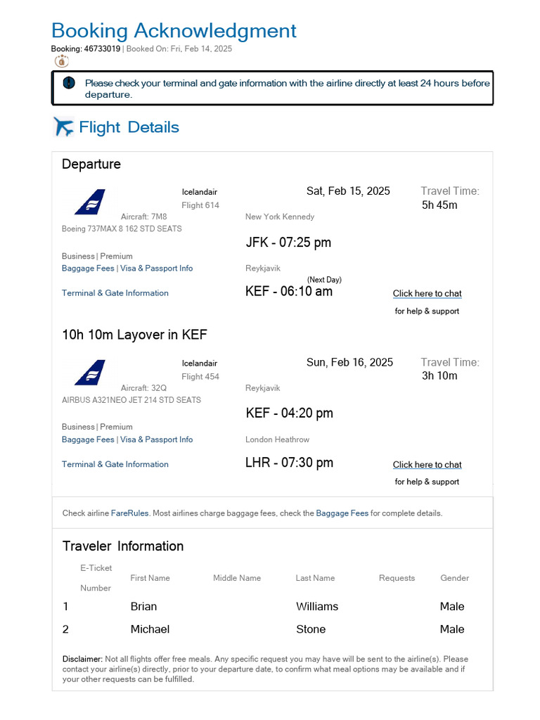 Brian - Michael Booking Information | PDF | John F. Kennedy ...