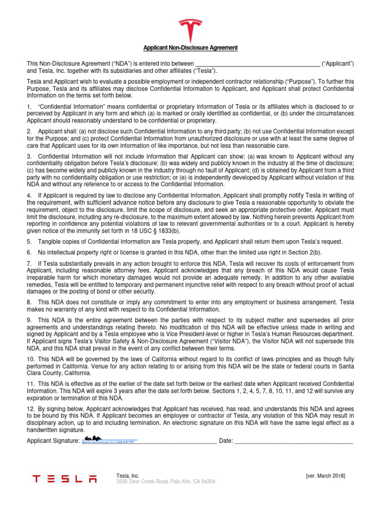Applicant NDA Encrypted | PDF | Non Disclosure Agreement | Private Law