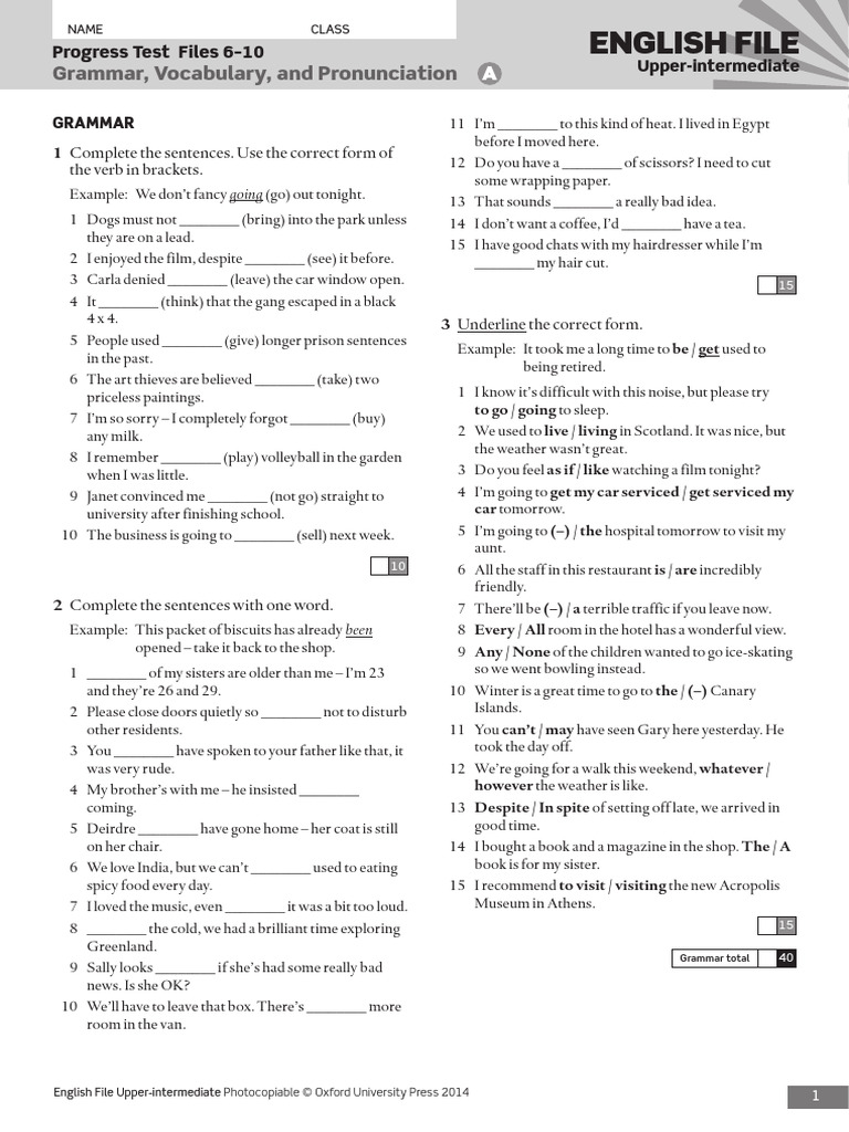 EF3e_uppint_progresstest_6_10a_unlocked | PDF | English Language