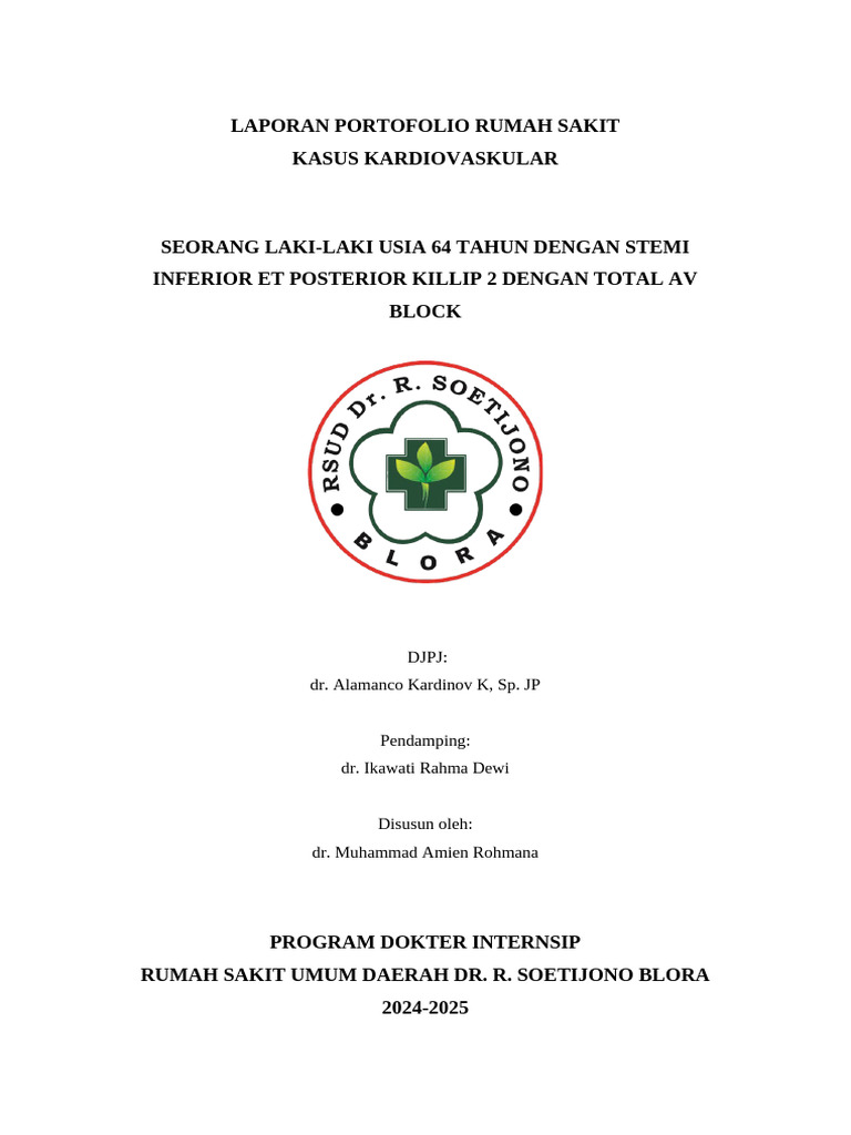 Mimin - Stemi Inferior Et Posterior | PDF