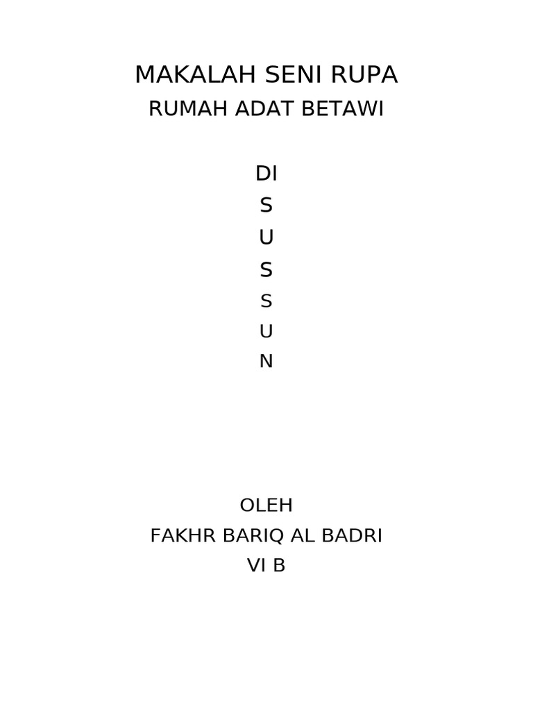 Makalah Seni Rupa | PDF