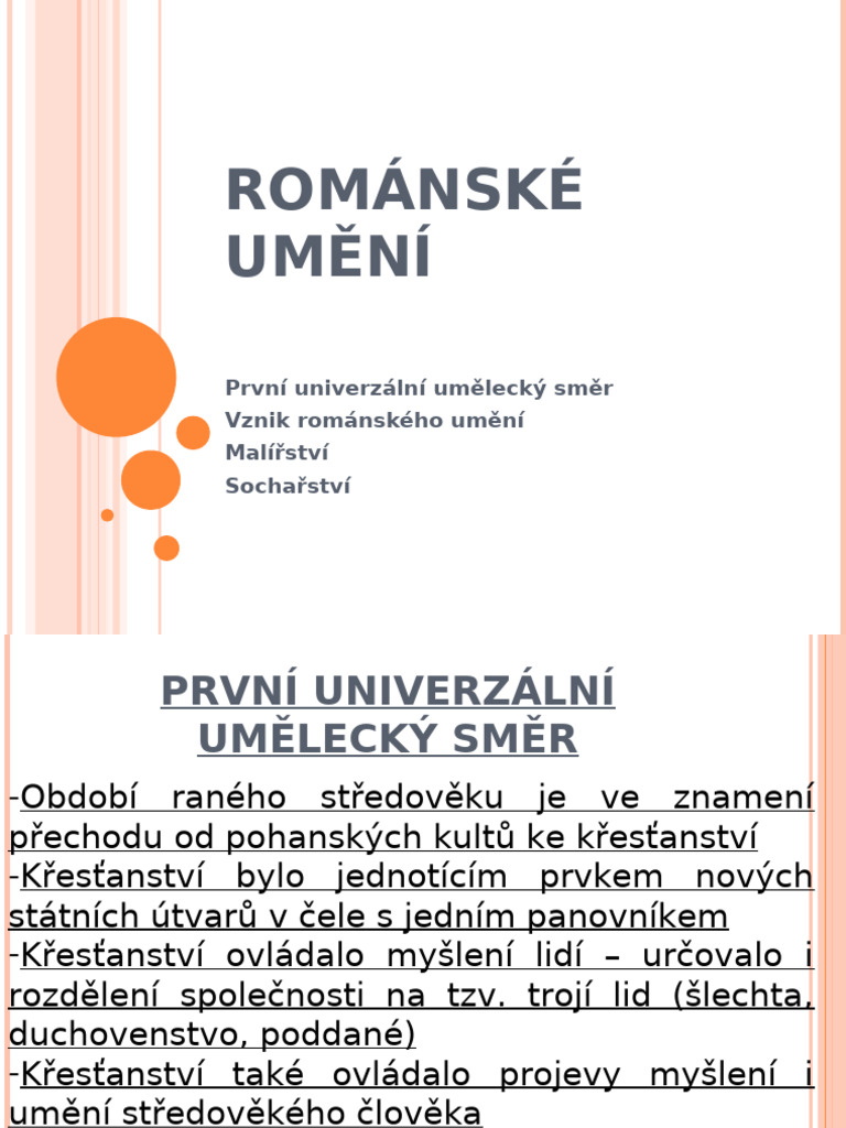 Románské Umění | PDF