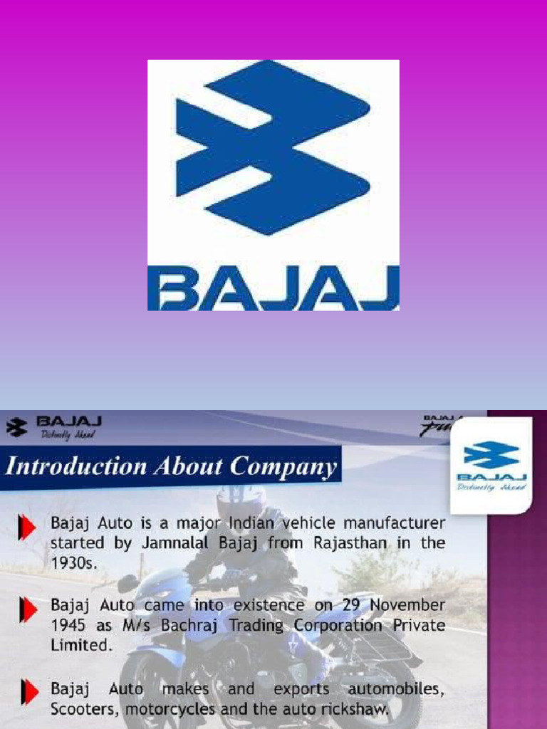 Bajaj PPT | PDF