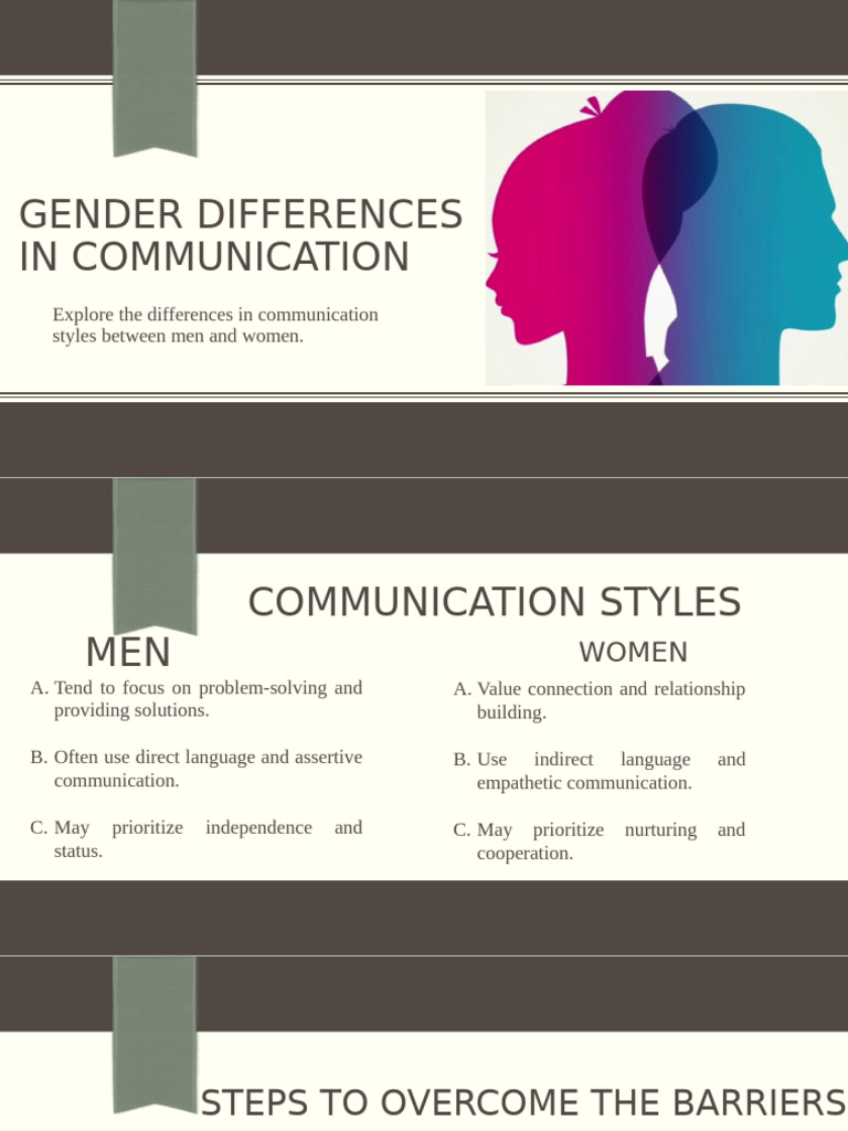 Gender Differences in Communication | PDF
