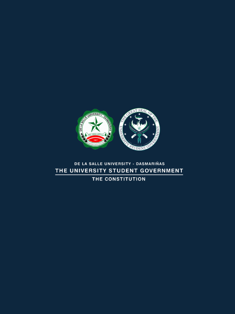De La Salle University Student Constitution | PDF | American Government ...