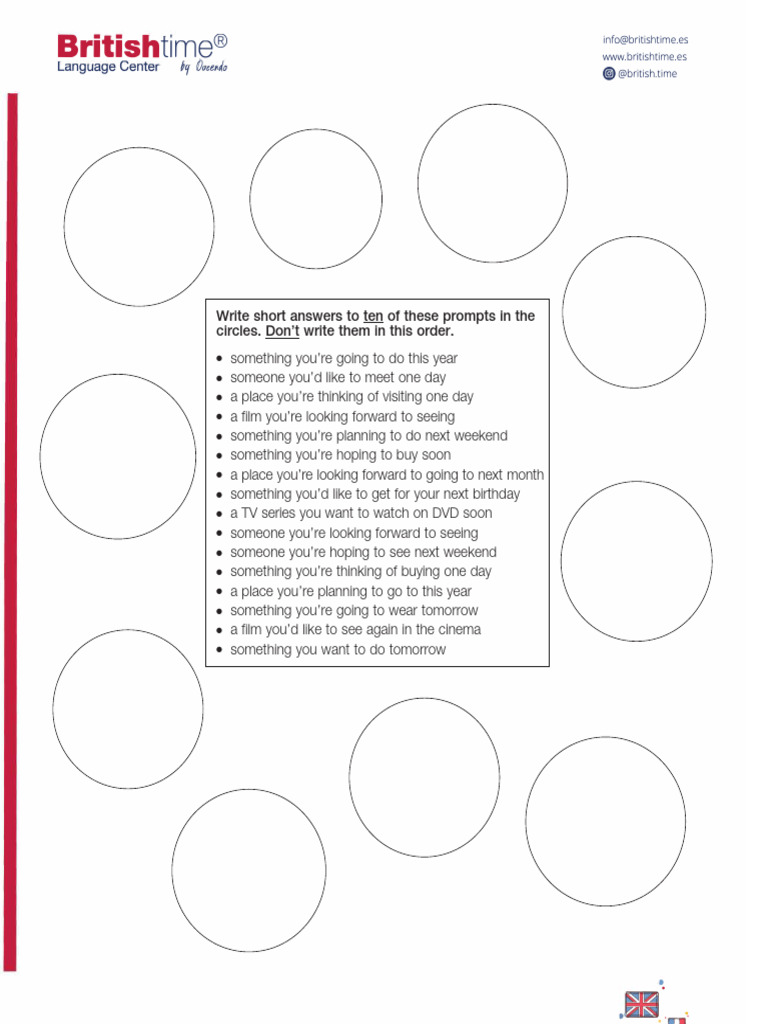 5B My Personal Future - BE GOING To | PDF