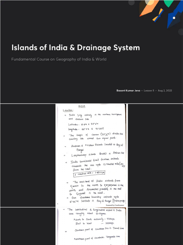 Islands of India Drainage System No Anno 1670912697951 | PDF