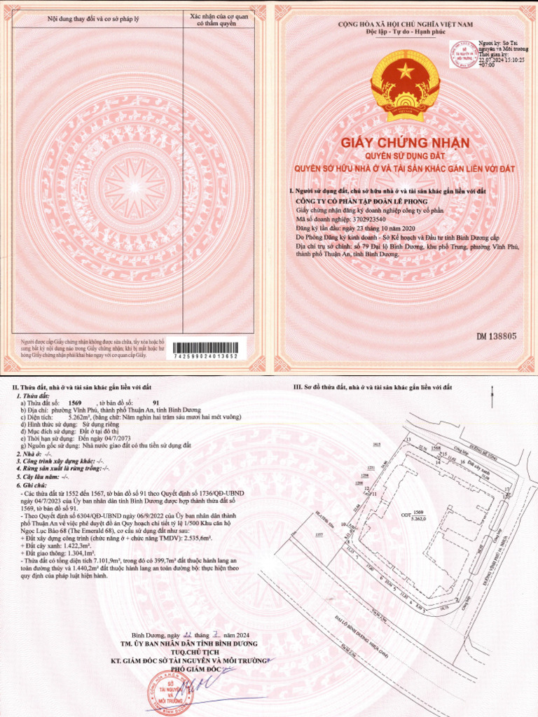LURC - Công Ty Lê Phong - 22.7.2024 | PDF