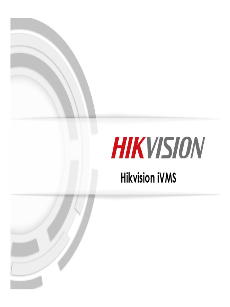 Prezentacja Hikvision IVMS PL | PDF