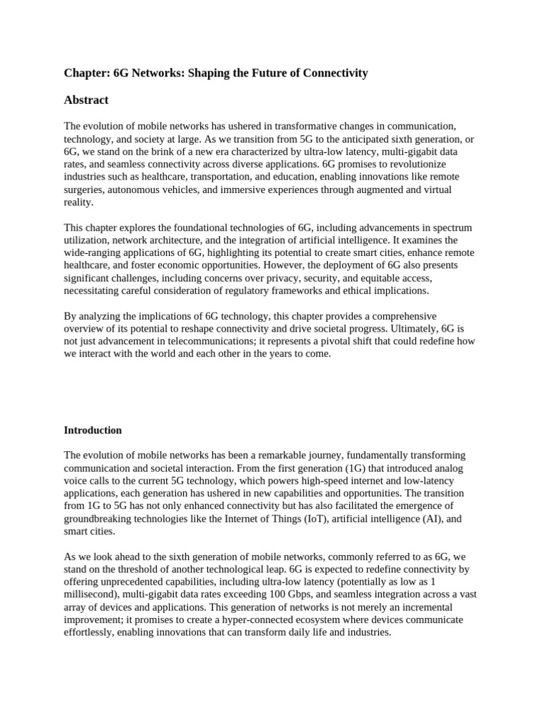 Chapter BOOK Title Edge Learning For 6g Enabled IoT Challenges Threats and Oppertunities | PDF ...