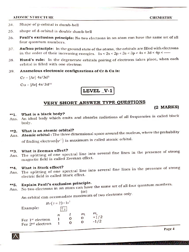 Chemistry Module 1 | PDF