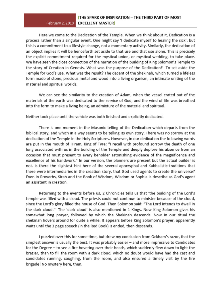 Most Excellent Master Degree - 3 | PDF | Genesis Creation Narrative ...