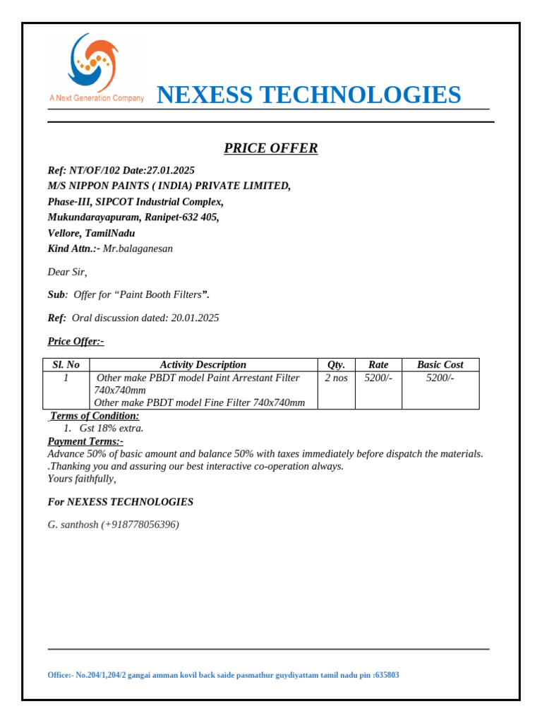 Nippon Filter | PDF