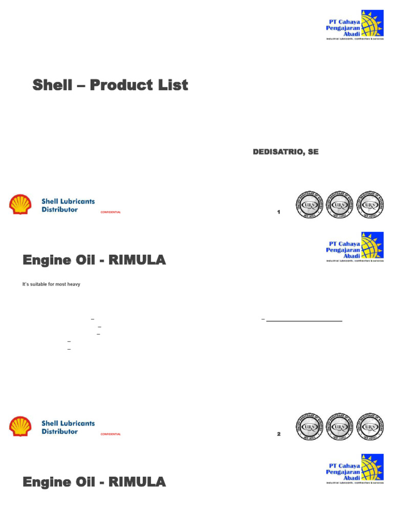 Shell All Product List 2024 | PDF | Motor Oil | Turbocharger