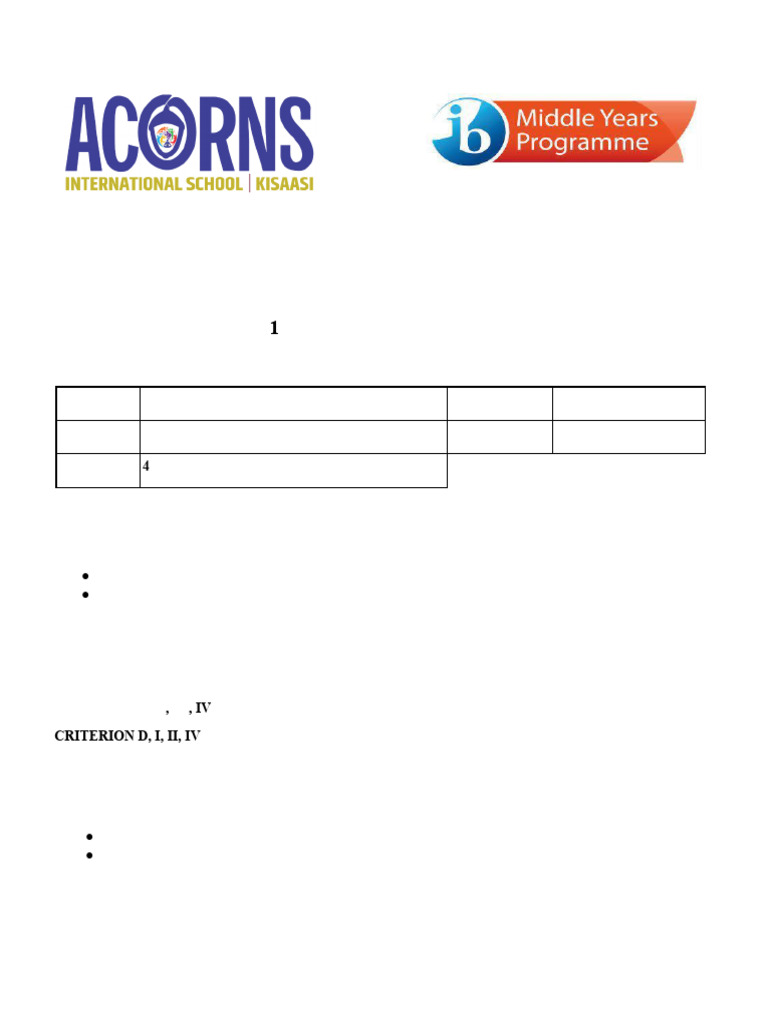Summative MYP1 Algebraic Expressions PDF | PDF