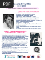Biografía de Rosalind Franklin | PDF