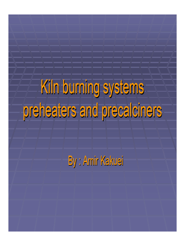 kiln burning systems | PDF | Industrial Processes | Chemistry