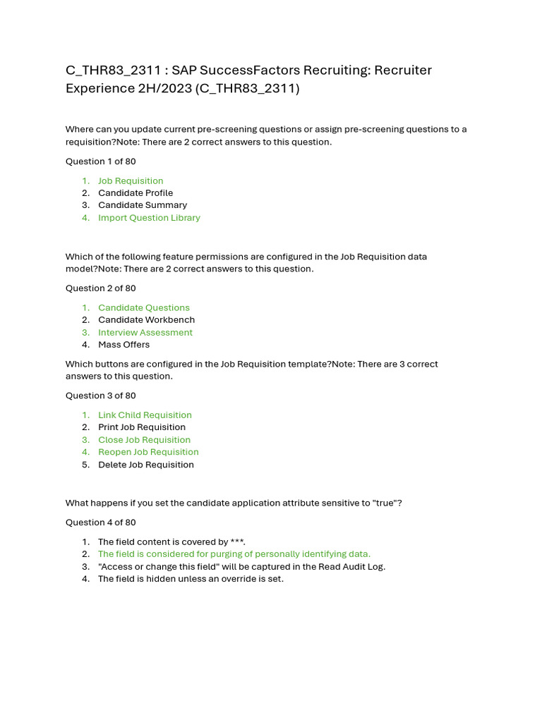 C - THR83 - 2311 - 10 May 2024 | PDF | Recruitment | Computer Science