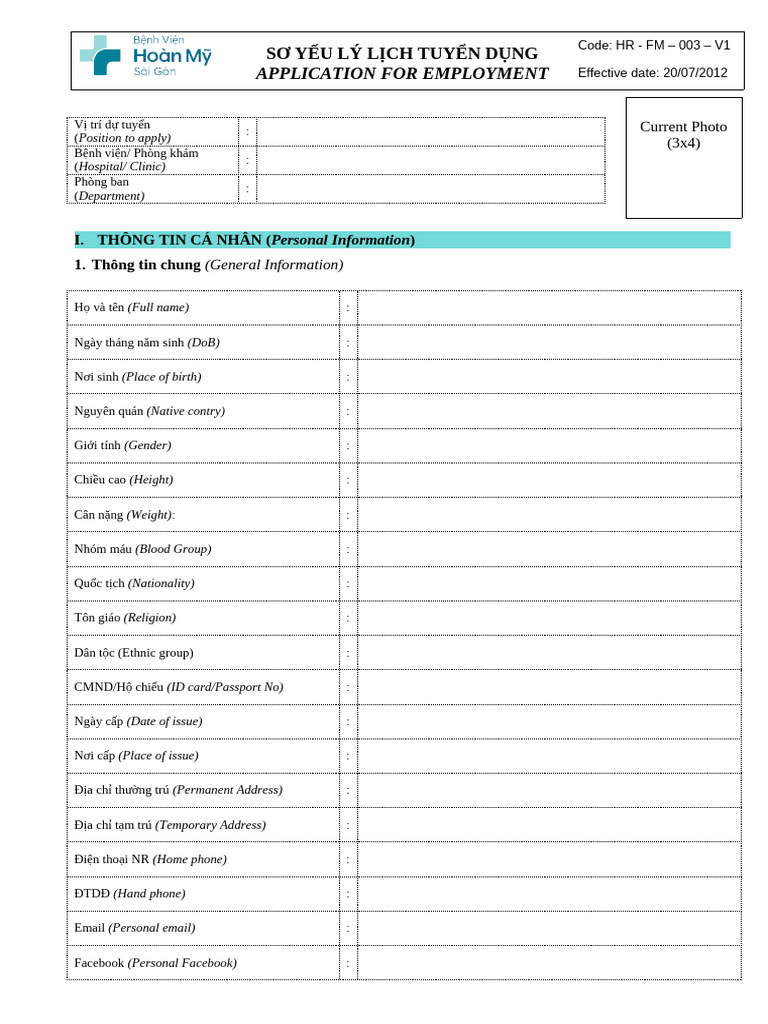 003 - HMSG - Application Form | PDF