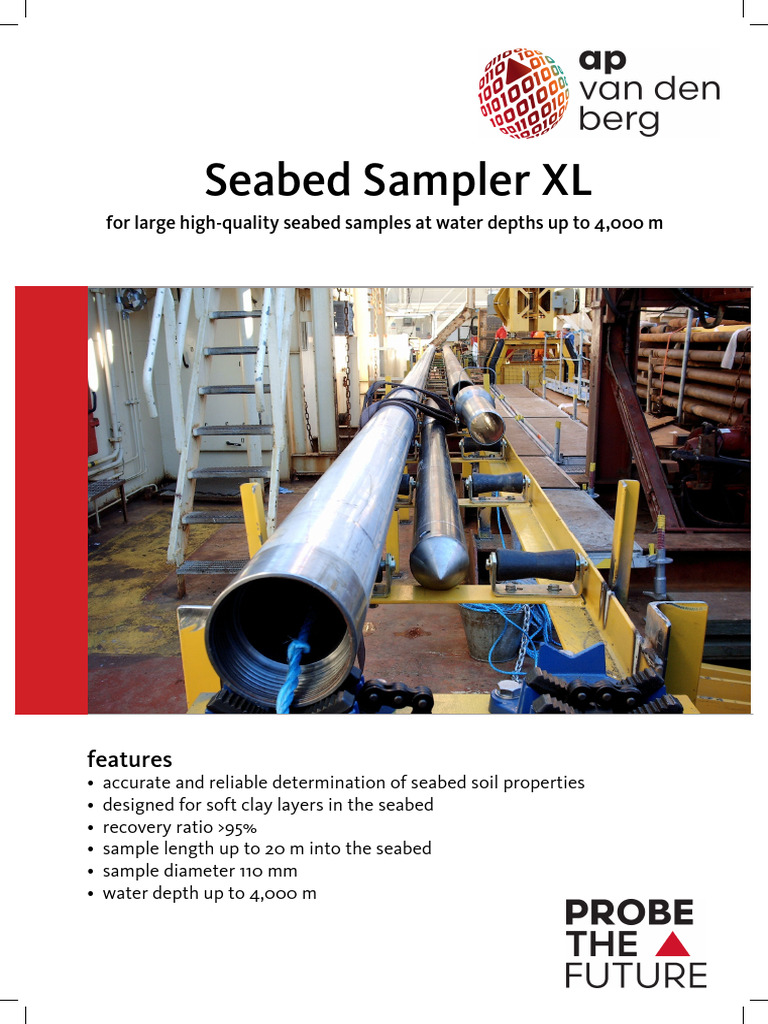 Seabed Sampler XL: Soil Property Insights | PDF | Seabed | Soil